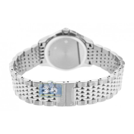 Gucci G-Timeless Small Steel Bracelet Womens Watch YA126501