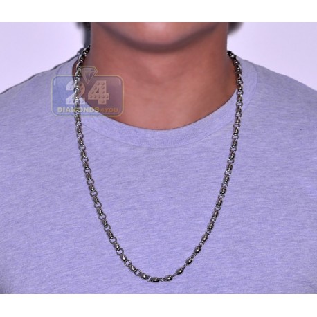 Stainless Steel Mens Link Chain 28 Inches