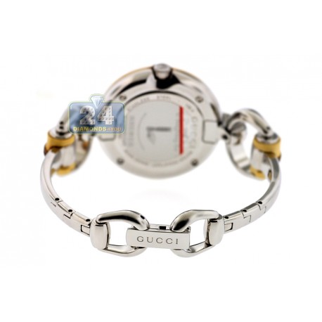Gucci Bamboo Ivory Special Edition Womens Steel Watch YA132404