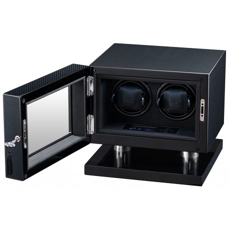 Double Watch Winder 31-560020 Volta Signature 2 Carbon Fiber